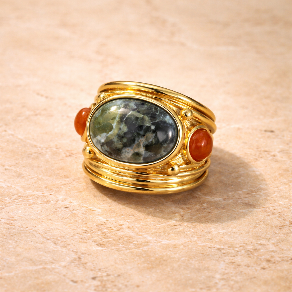 Gas Bijoux Simone Ring | Elegant Gold Statement – The Artémis Edit